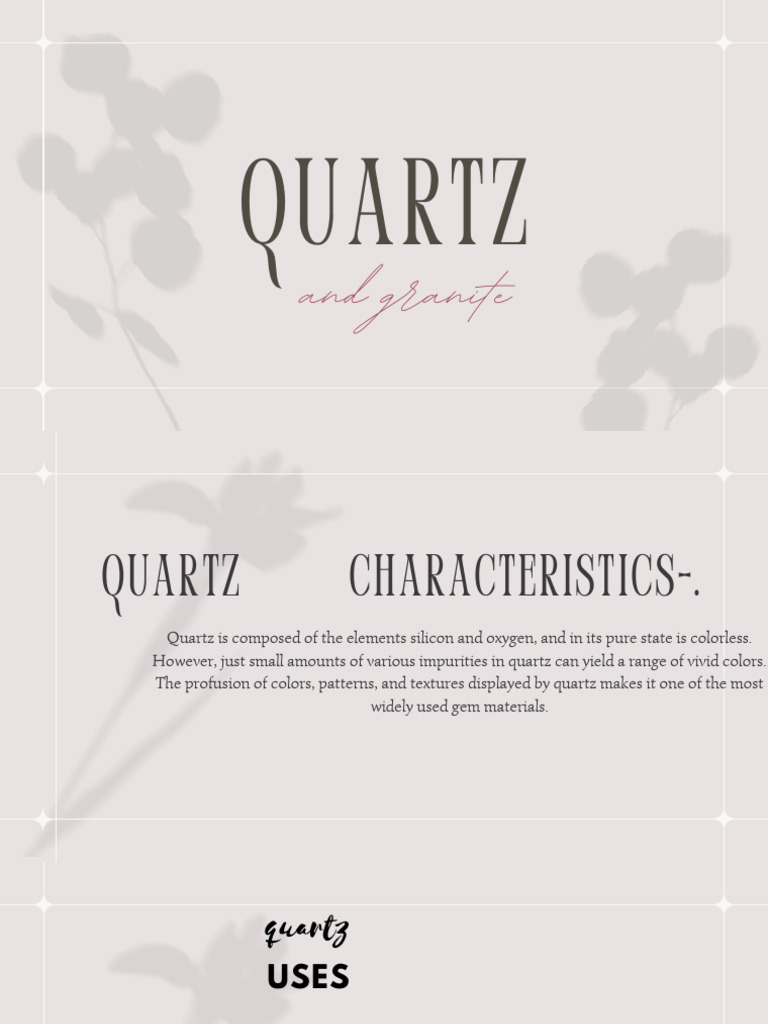 Quartz | PDF