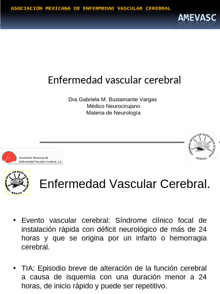 EVC Isquemico | PDF | Carrera | Isquemia