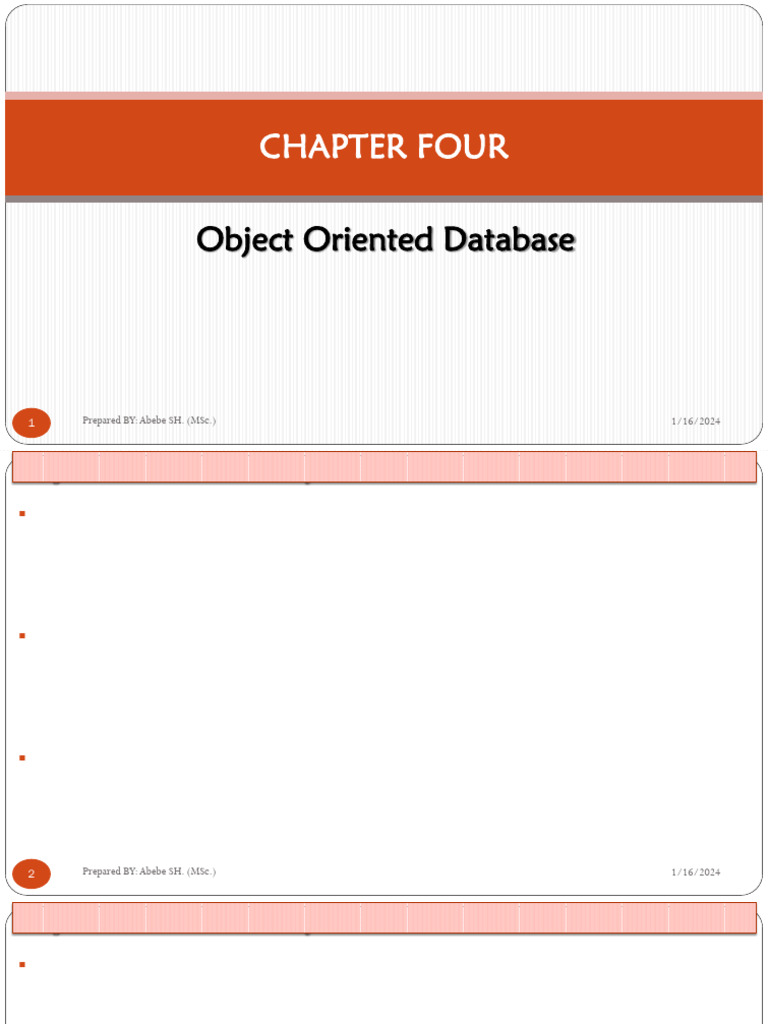 Advanced Database Chapter Four & Five | PDF | Databases | Relational Database