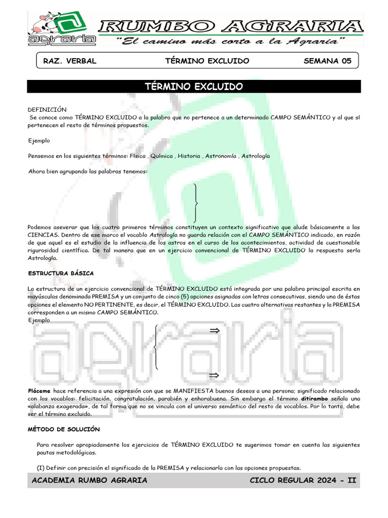 Termino Excluido | PDF | Palabra | Astrología