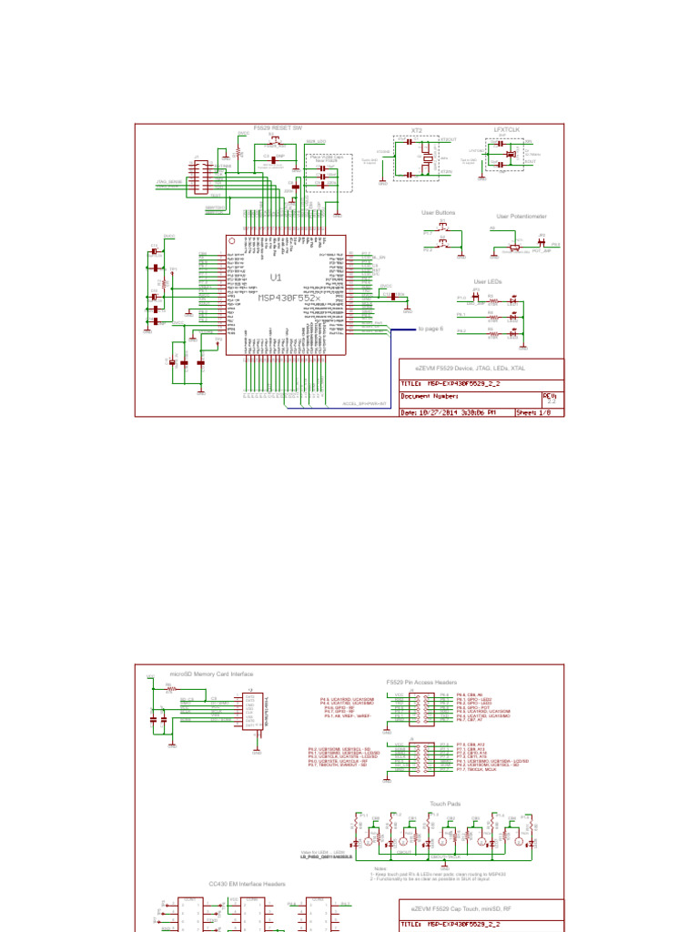 MSP-EXP430F5529 2 2 Schematic | PDF | Computer Science | Electronics