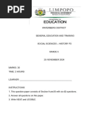 Grade 4 Geography 2025 March Exam Final | PDF | Road