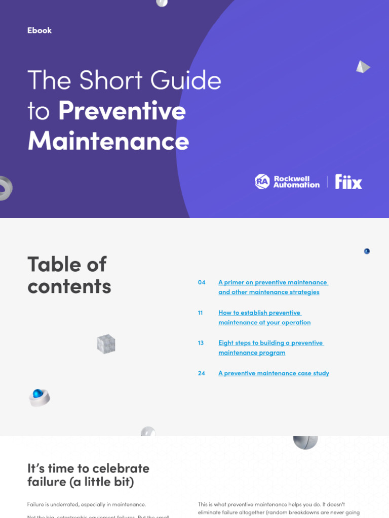 Preventive Maintenance | PDF