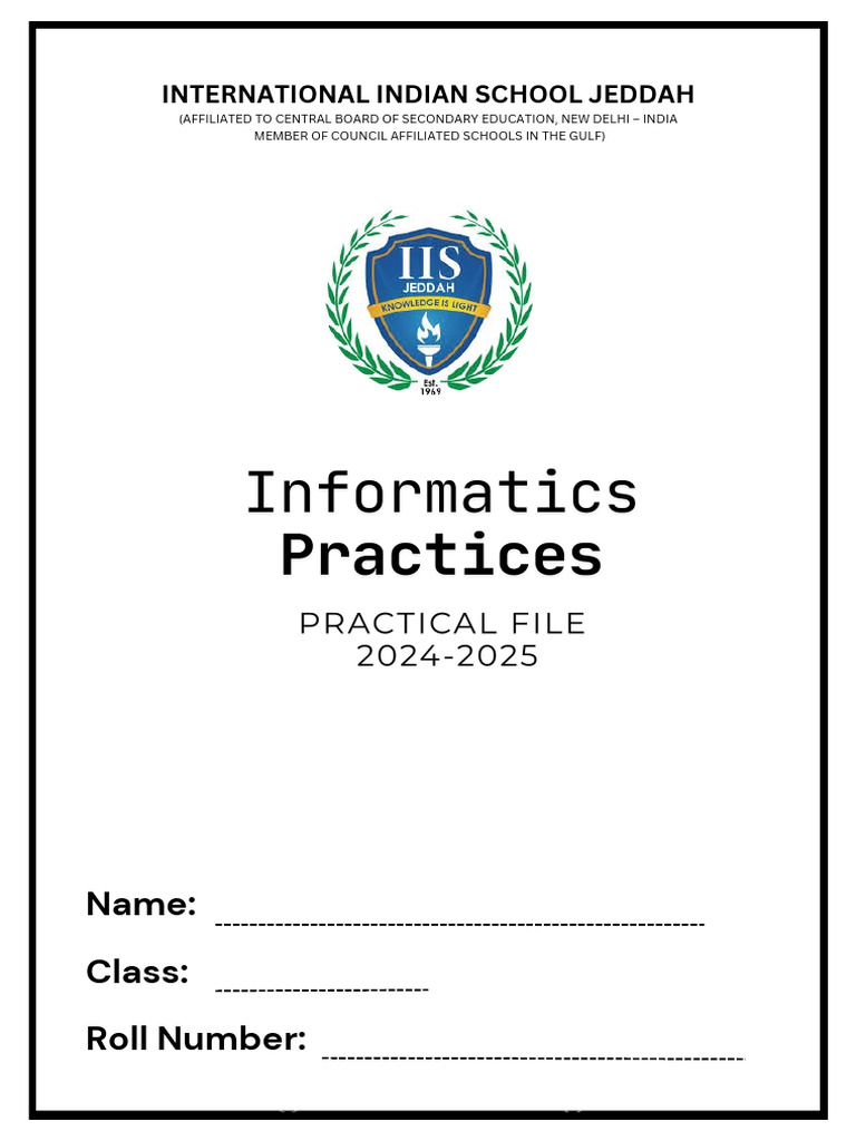 IP Practical FILE | PDF