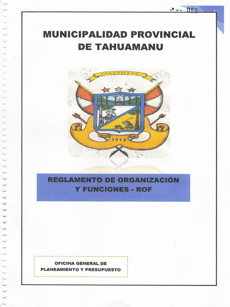 Reglamento de Organizacion de Funciones - Rof 2022 | PDF