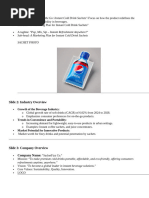 Coca Cola Flow Chart 1 | PDF | Industrial Processes | Secondary Sector ...