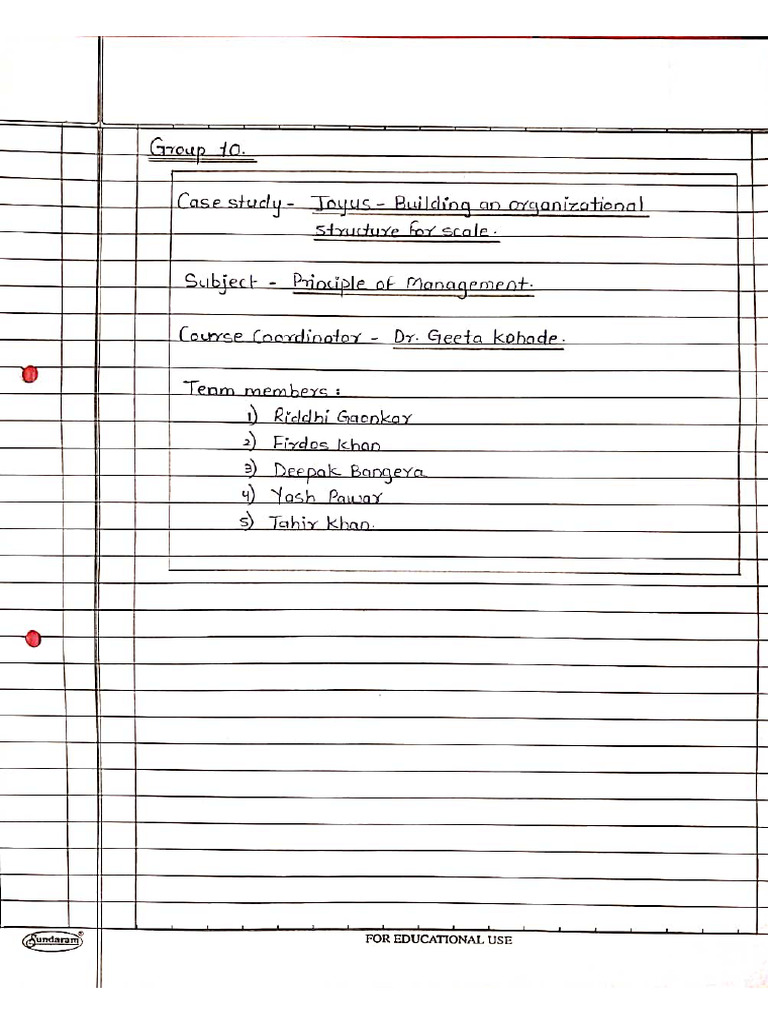 POM Case Study 'Joyus' | PDF