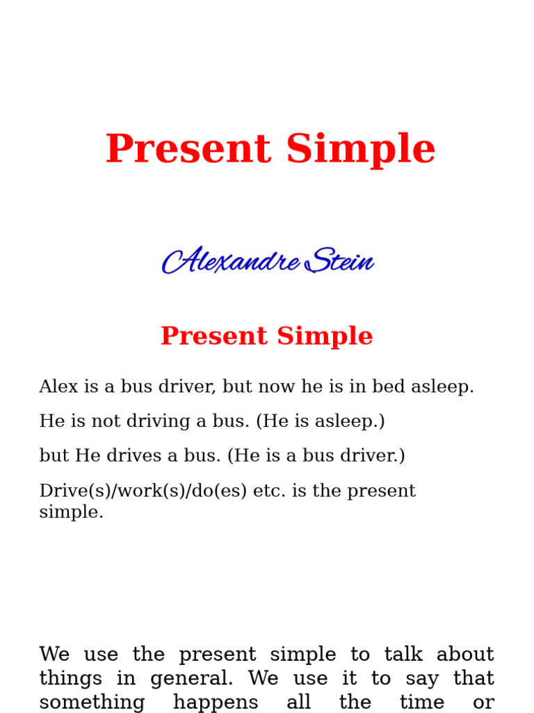 Business Result - Inter - Unit 5 - PRESENT SIMPLE | PDF