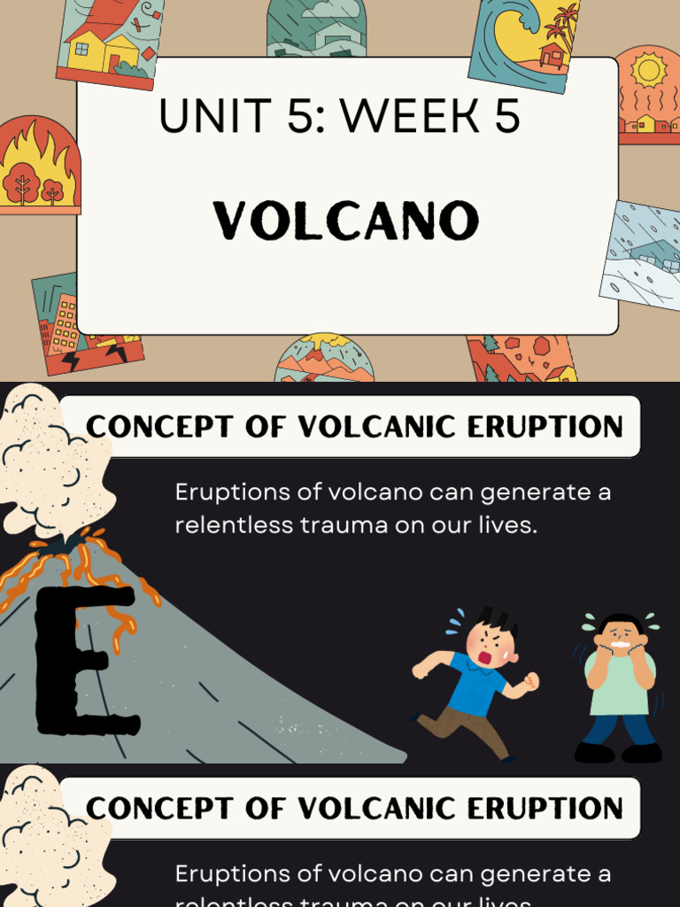 Unit V Volcano Hazard | PDF | Volcano | Types Of Volcanic Eruptions
