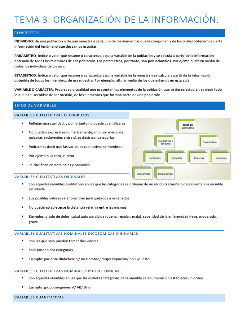 Wuolah Free Tema 3. Organizacion de La Informacion Gulag Free | PDF | Histograma | Estadísticas