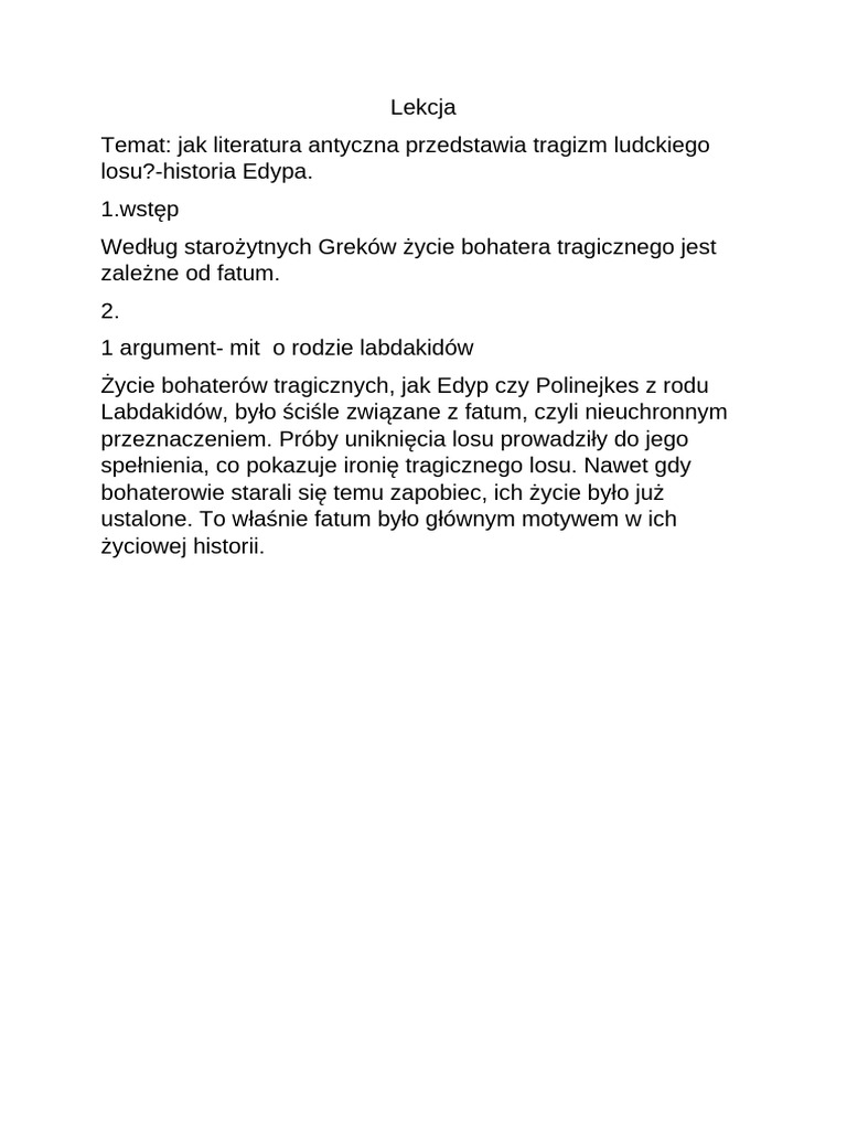 Mitologia Temat 11 | PDF