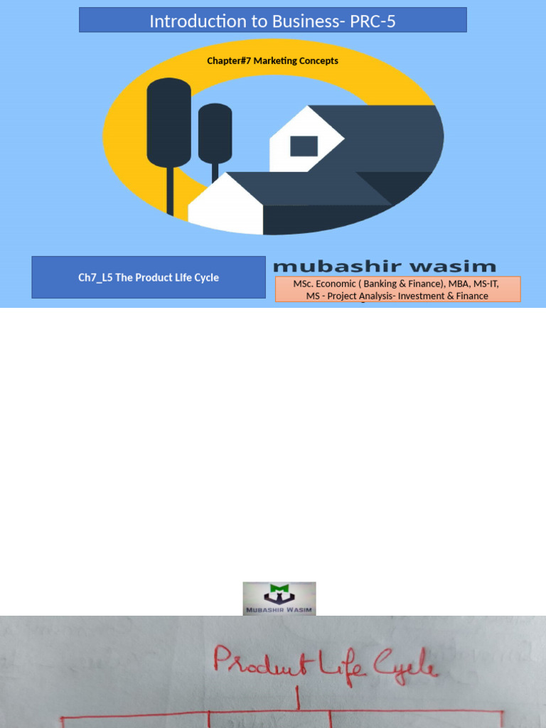 Ch7 L5 ProductLifeCycle | PDF | Marketing | Financial Economics
