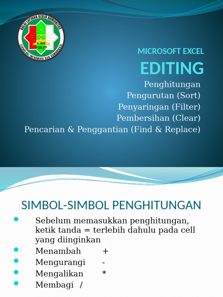 Microsoft Excel Editing | PDF