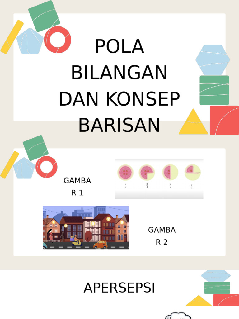 Pola Bilangan, Barisan, Dan Deret | PDF