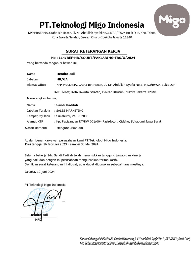 revPAKLARING Migo | PDF