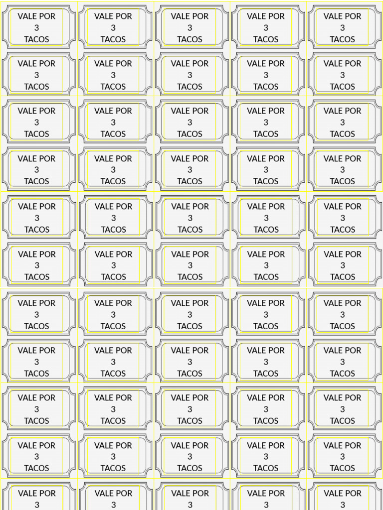 Boletos para Snack Graduacion | PDF