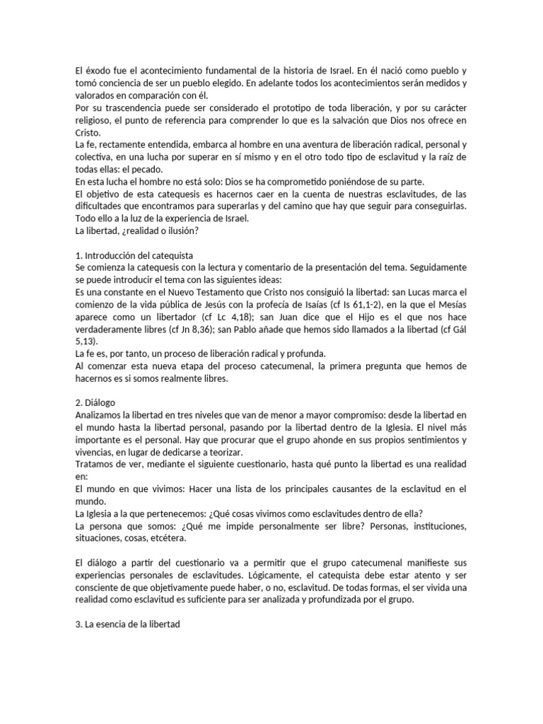 Exodo | PDF | Moisés | Pascua de Resurrección