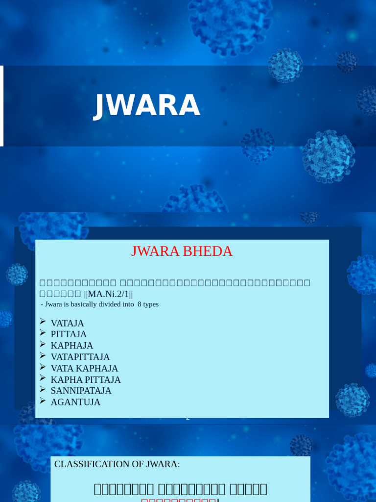 Jwara Type | PDF
