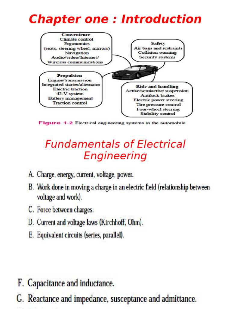 Lecture 1 Electrical | PDF