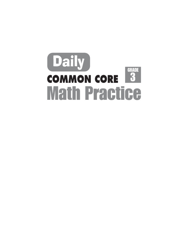 Daily Math Grade3 | PDF