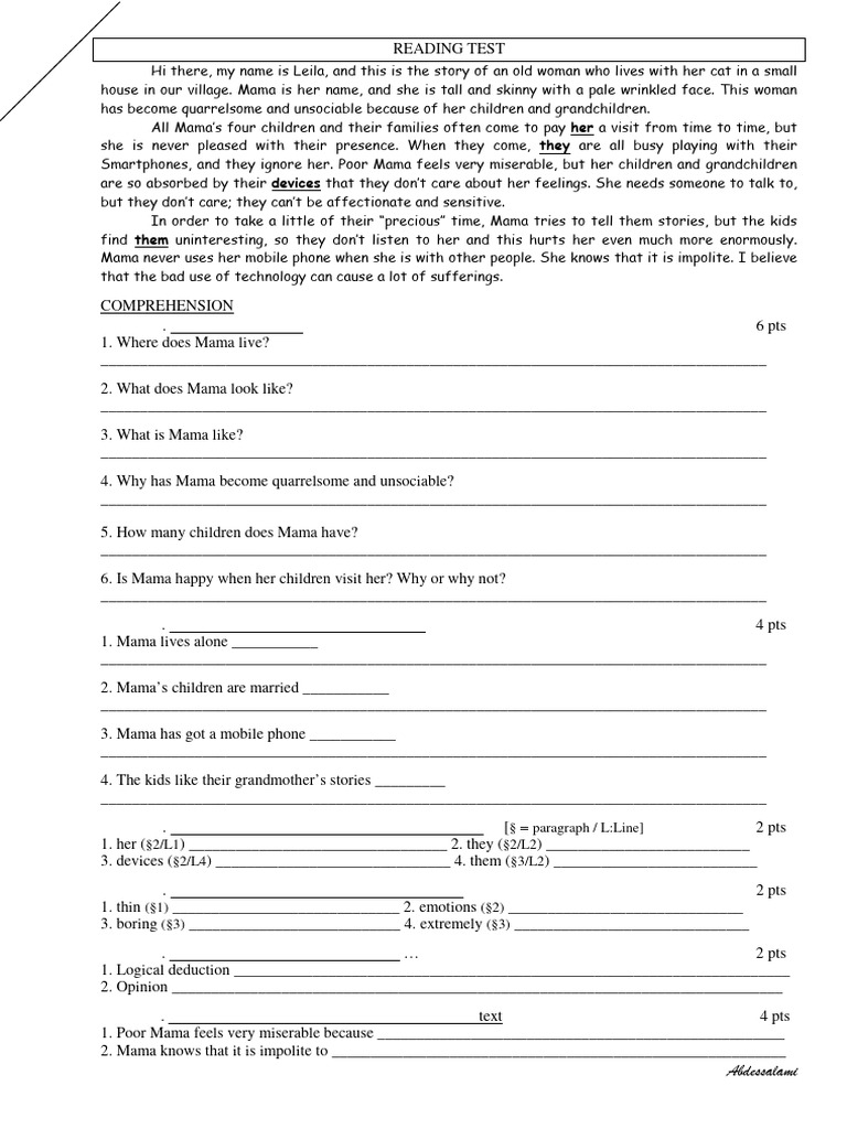 Nov 2 Bac Reading Test | PDF | Logic | Cognitive Science