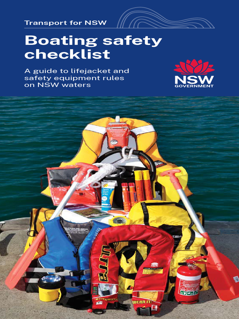 Boating Safety Checklist Brochure | PDF | Kayak | Boats