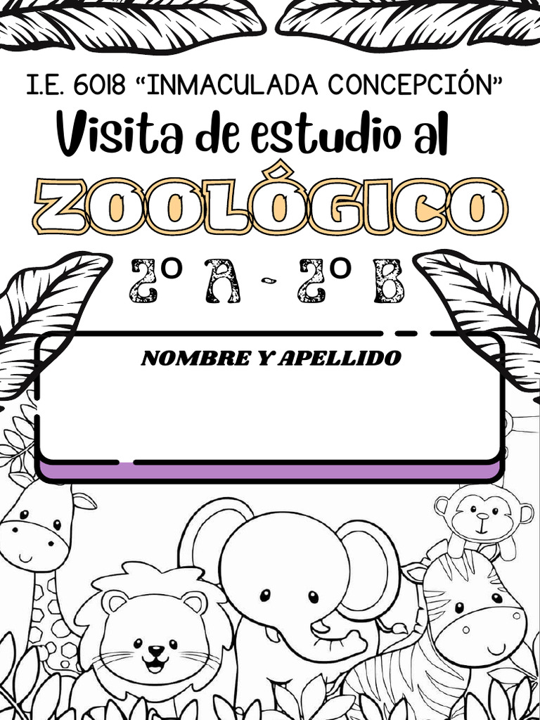 Actividades Educativas en Zoológico | PDF