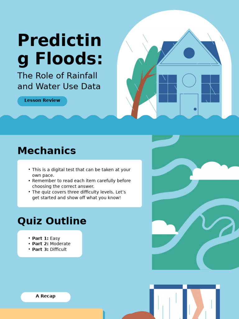 Rainfall and Water Use Quiz Guide | PDF | Precipitation | Rain