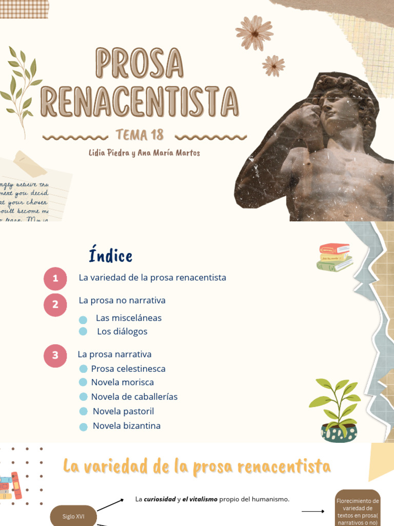 Prosa Renacentista | PDF | Novelas
