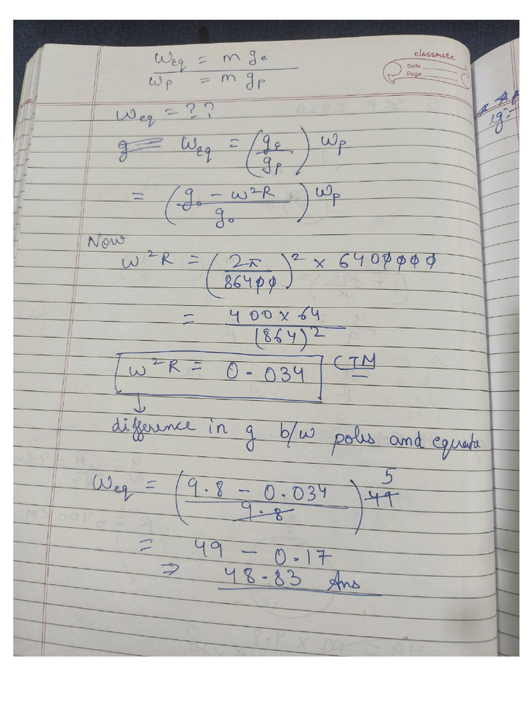 Newton's Law of Gravitation Part 2 | PDF