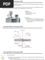 Advantages and Disadvantages | PDF | Scanning Electron Microscope | Transmission Electron Microscopy