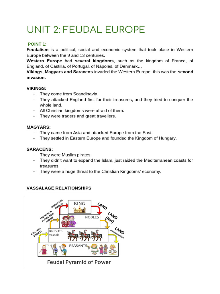 Understanding Feudal Europe Dynamics | PDF | Feudalism | Europe