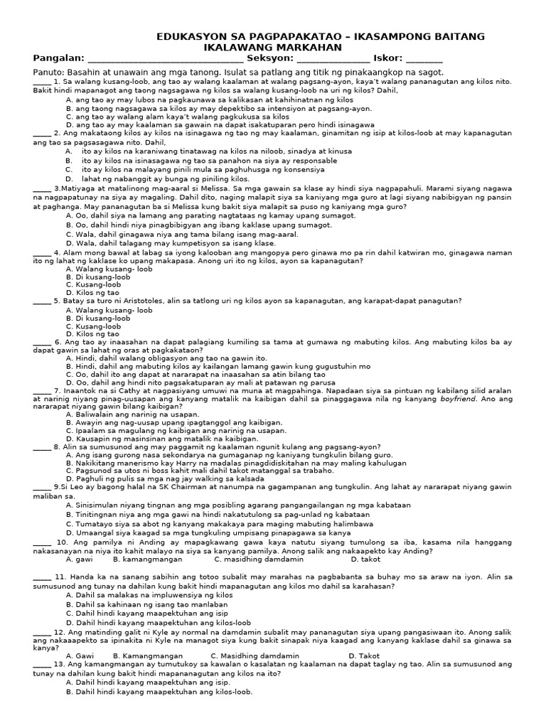 Reviewer 2nd Quarter Reviewer | PDF Reviewer 2nd Quarter Reviewer | PDF