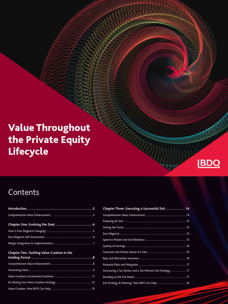 PE Value Throughout PE Lifecycle 12 23 | PDF | Mergers And Acquisitions ...