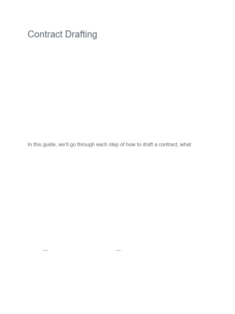 Contract Drafting for Business Leaders | PDF | Consideration | Offer ...