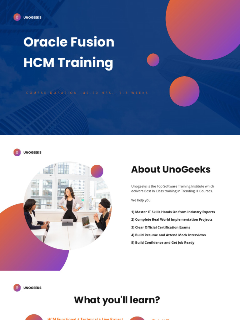 3.oracle Fusion HCM Course Details | PDF | Human Resource Management ...