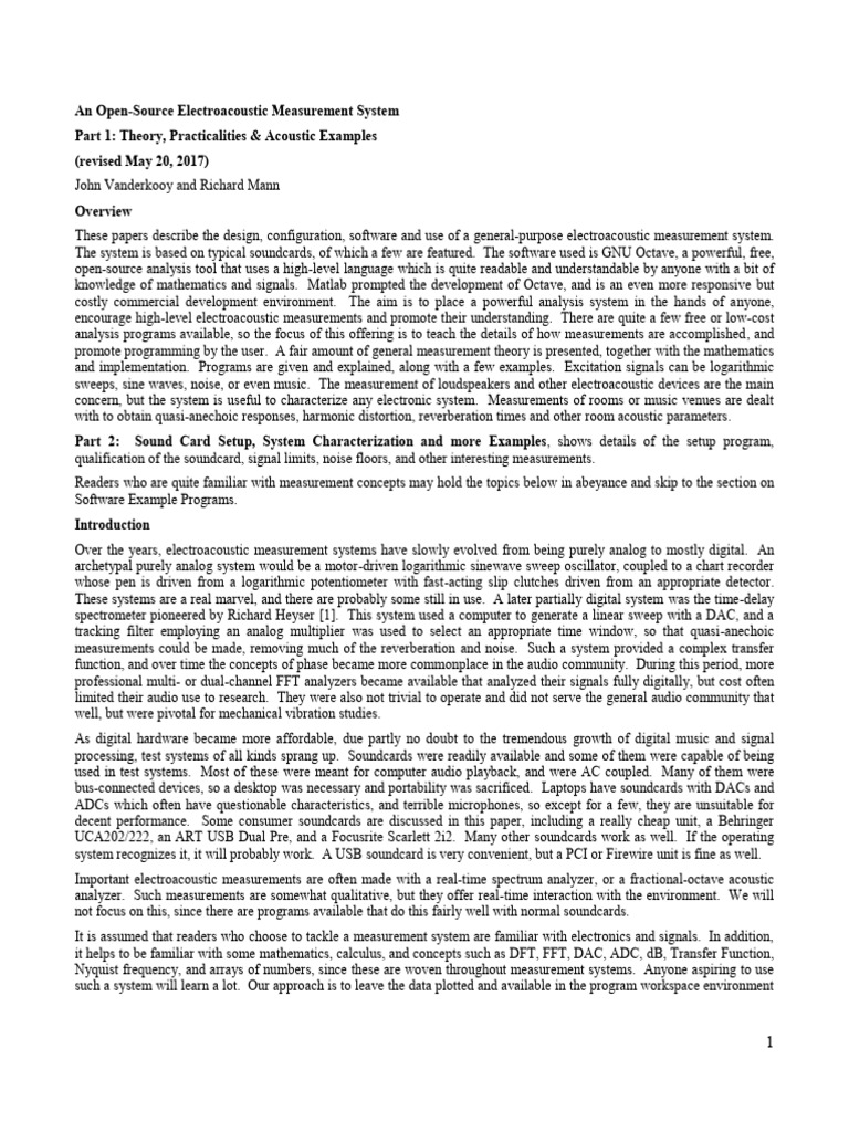 Meas System Part I Final - Corrected | PDF | Analog To Digital ...