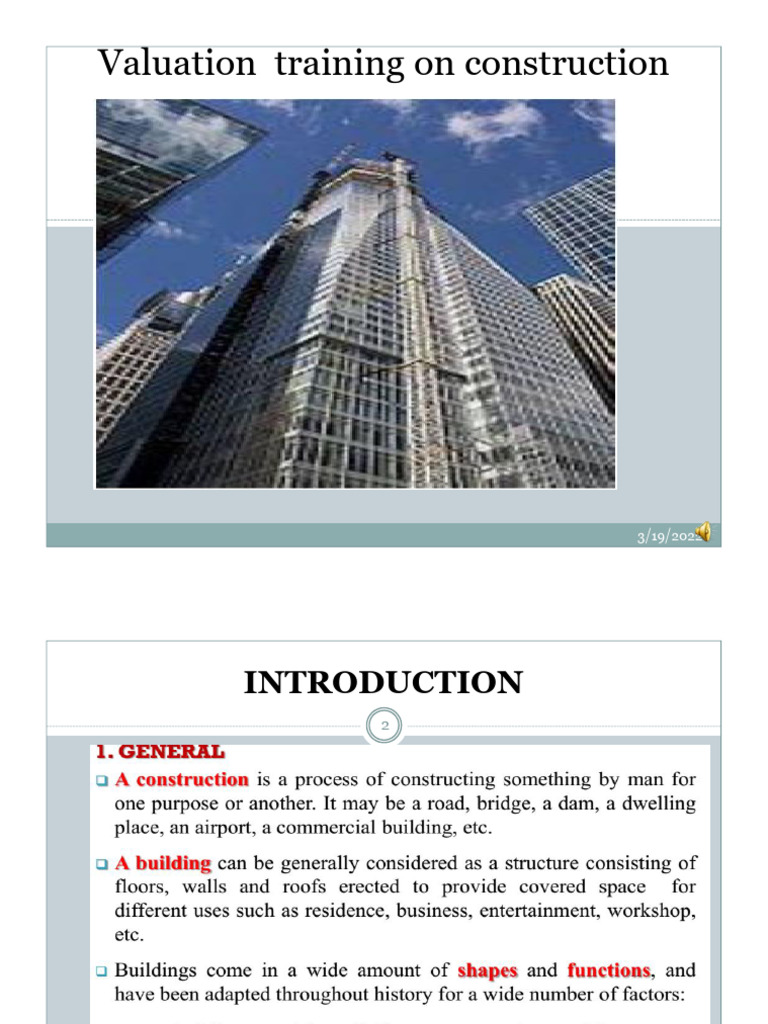 3b Valuation On Construction | PDF | Flooring | Concrete