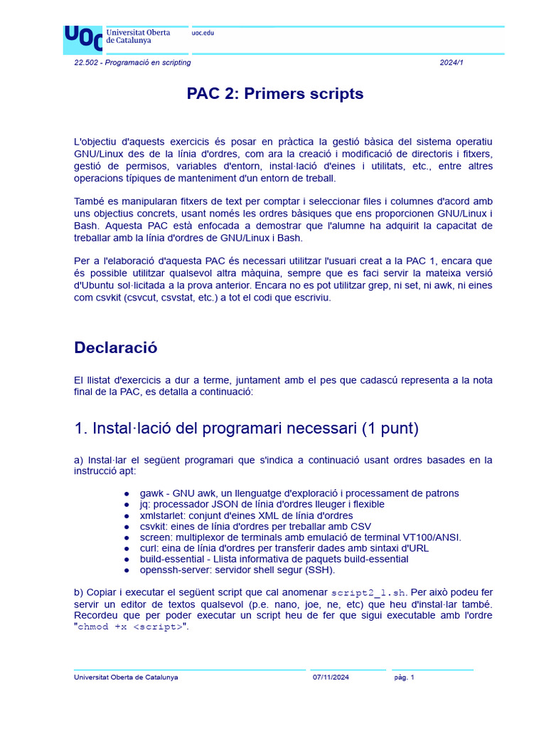 PAC2 2024 2025 s1 | PDF