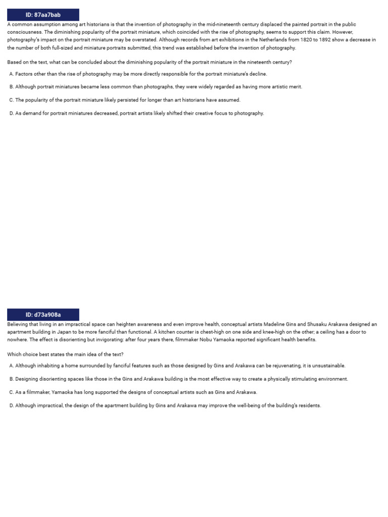 Central Ideas and Details Practice | PDF | Elinor Dashwood | Narrative