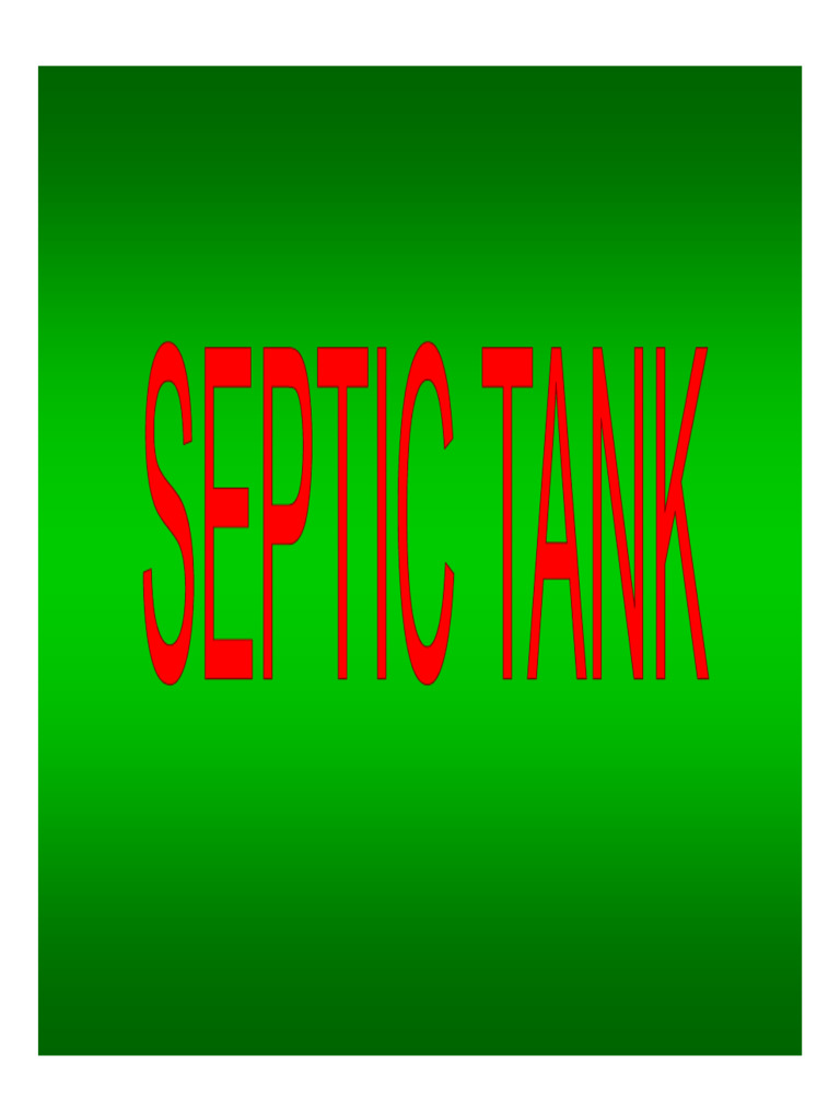 Septic Tank-2 | PDF