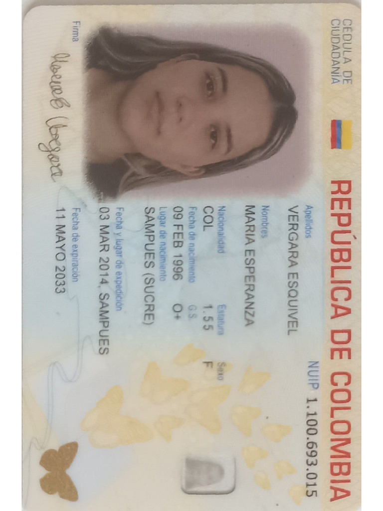 Cédula María e | PDF