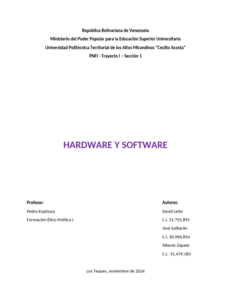 Trabajo de Software Libre | PDF | Software libre | Hardware de la computadora