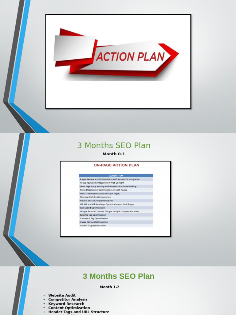 3 Months Action Plan | PDF 3 Months Action Plan | PDF