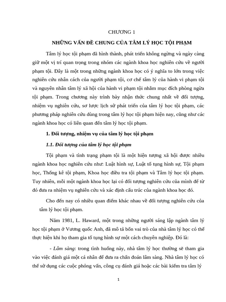 GIAO TRINH TÂM LÍ HỌC TOI PHAM NOI DUNG Ban moi nhat | PDF