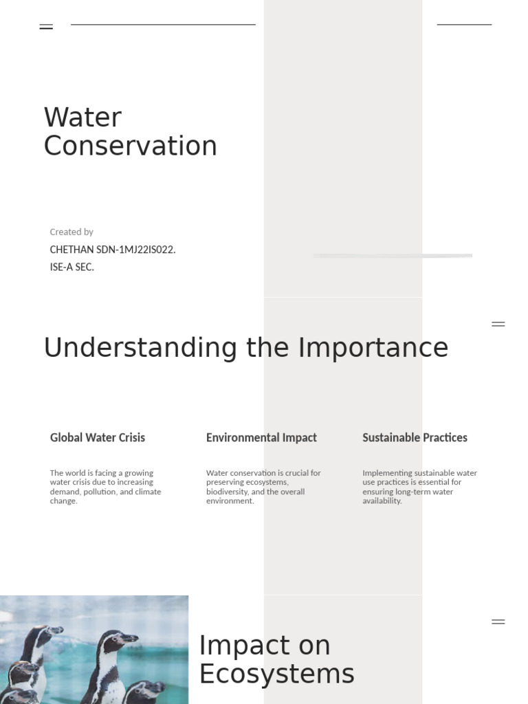 Water Conservation | PDF | Conservation Biology | Water Conservation