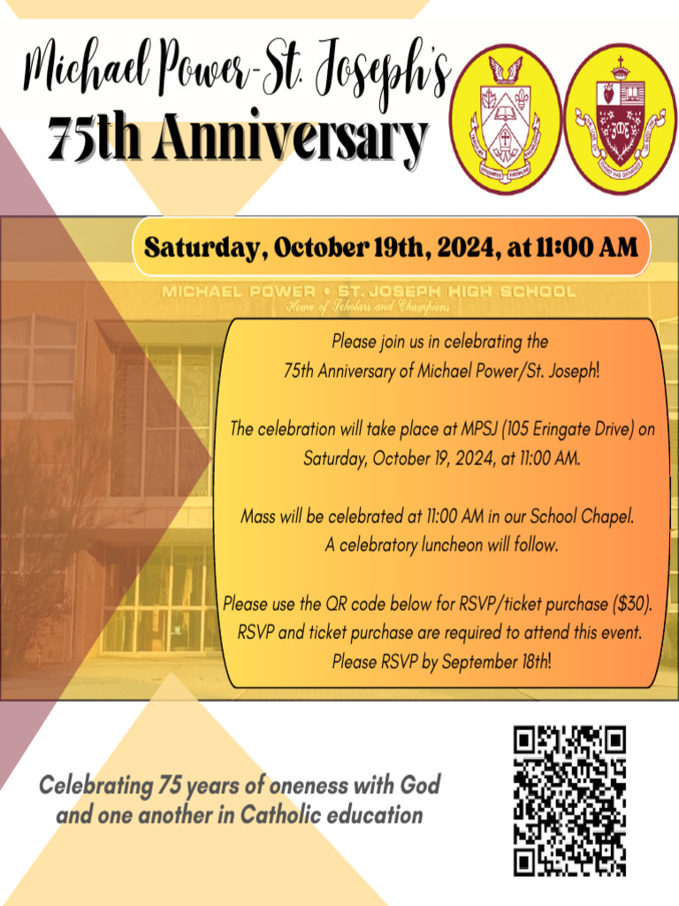 MPSJ 75th Anniversary Invitation | PDF