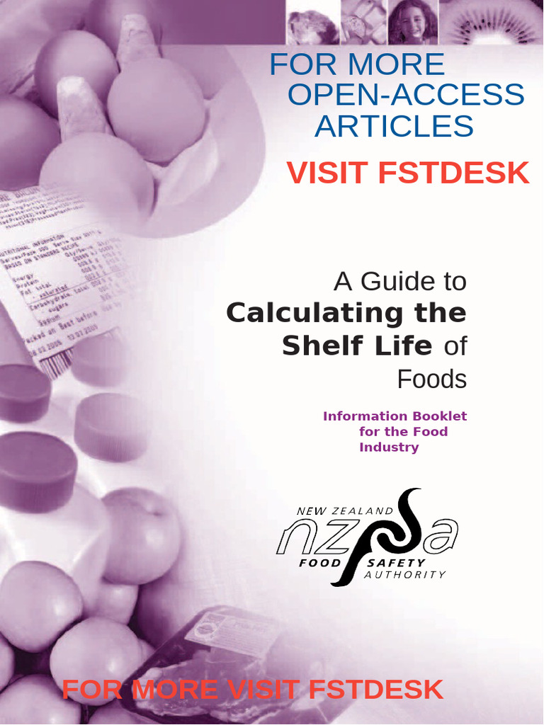 A Guide To Calculating The Shelf Life of Foods | PDF | Shelf Life ...