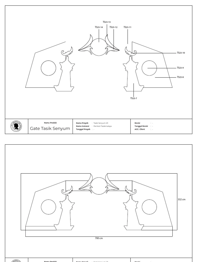 Proyek Gate Tasik Senyum 23 | PDF