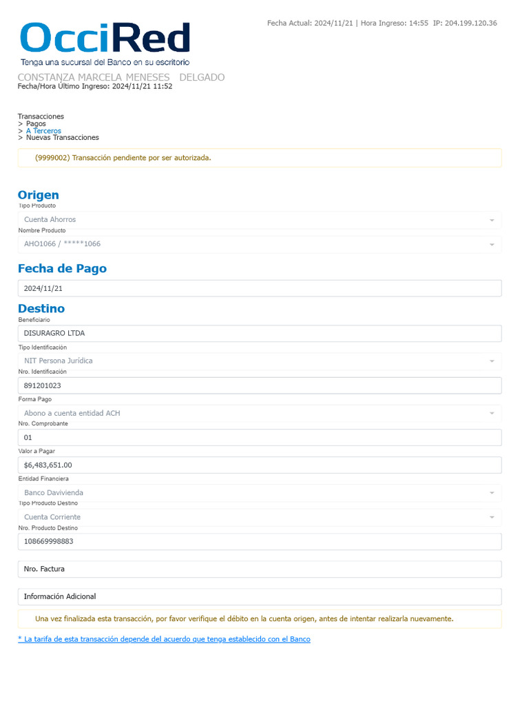 Disuragro Fras 1401-1404-1563 y Cotizacion 201124 | PDF